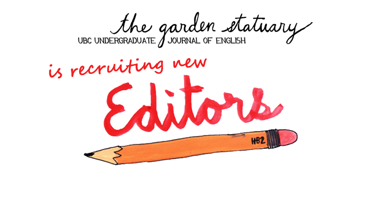 Call for Editors – UBC English Students' Association